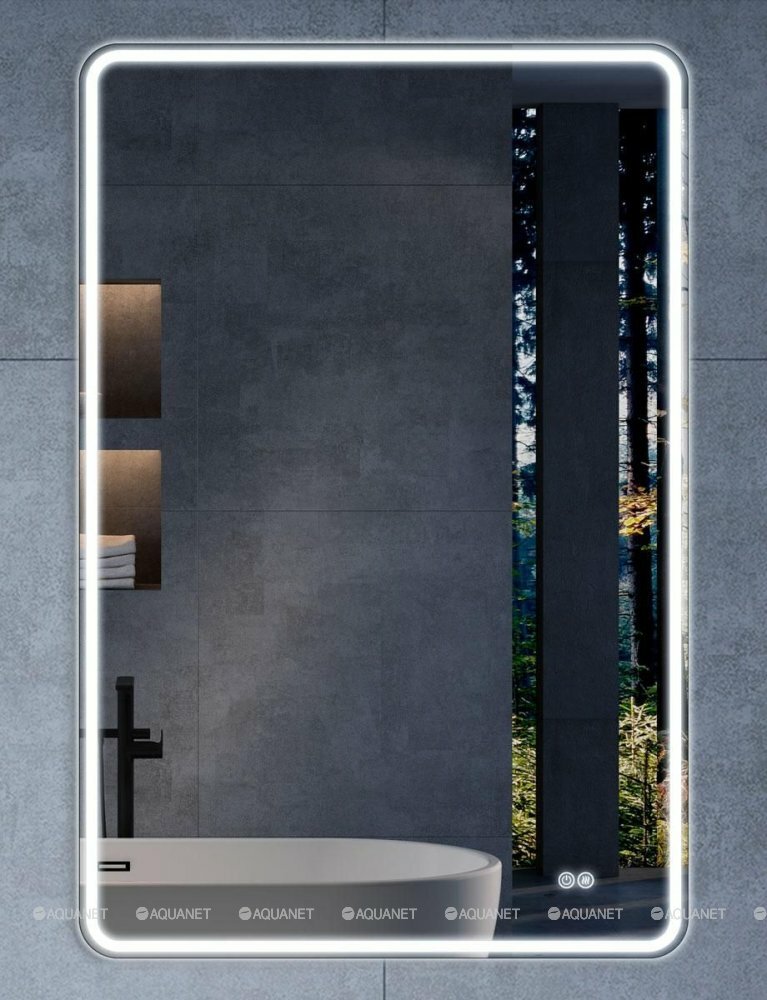 Зеркало Vincea 60 VLM-3VC600-2 LED, c сенсорным выключателем и диммером, антизапотевание