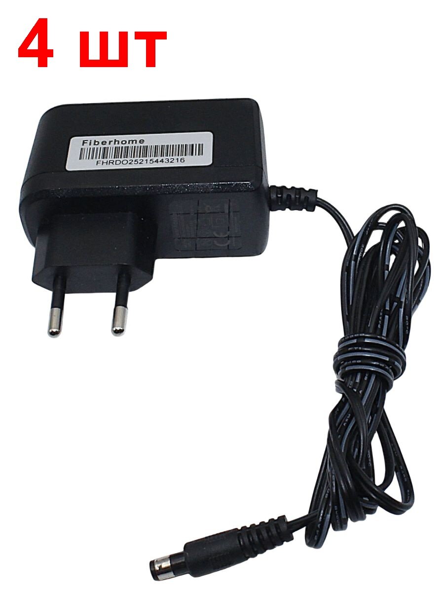 Блок питания 12В 1,5А 4 шт. RD1201500-C55-153OG со штекером 2,1 х 5,5 мм