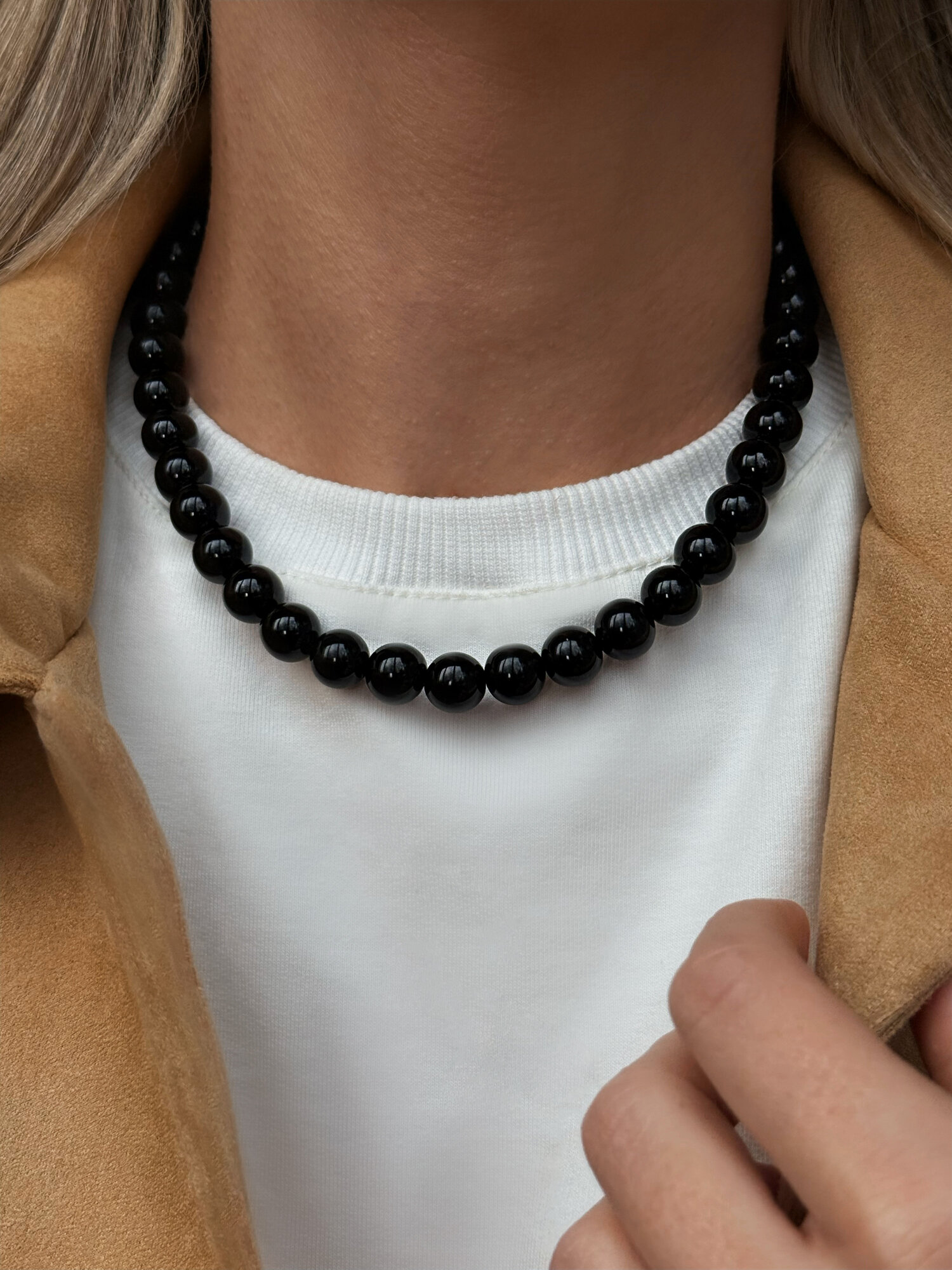 Колье, оникс