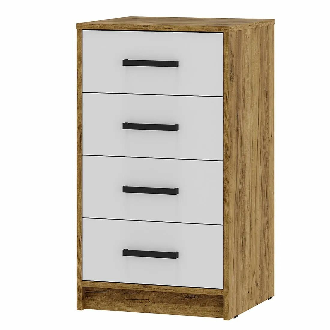 Комод "Мия" КМ-02 крафт/белый (Мебелони)