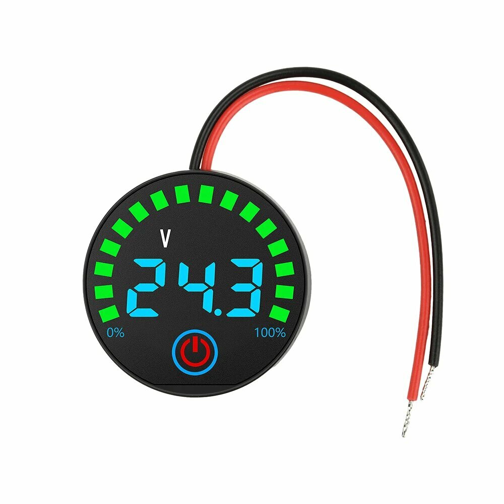 Индикатор уровня заряда батареи Aideepen Blue