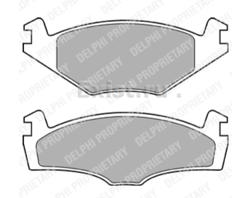 Колодки тормозные Delphi LP979 VW POLO 90> / SEAT IBIZA 96-99