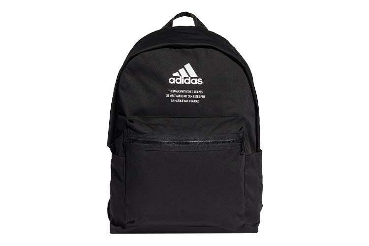 Рюкзак унисекс Adidas из переработанного полиэстера твилл, черный
