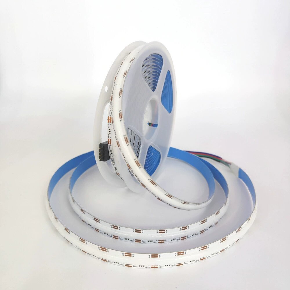 COB RGB+CW 840 светодиодов на метр, ширина 12 мм, светодиодная лента 7 цветов, цена за 1 м