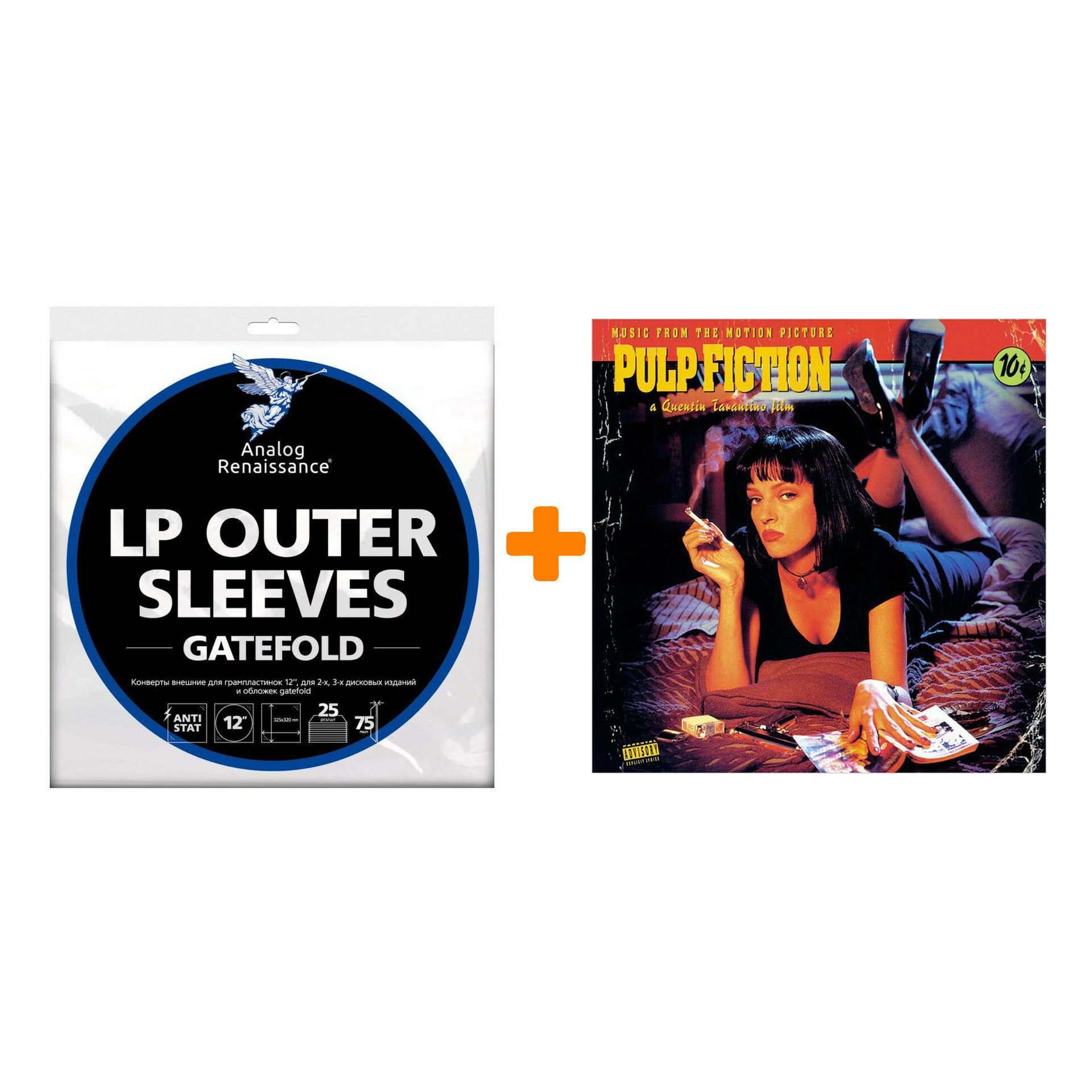 OST PuLP Fiction LP + Конверт внешний 12" Gatefold 25шт