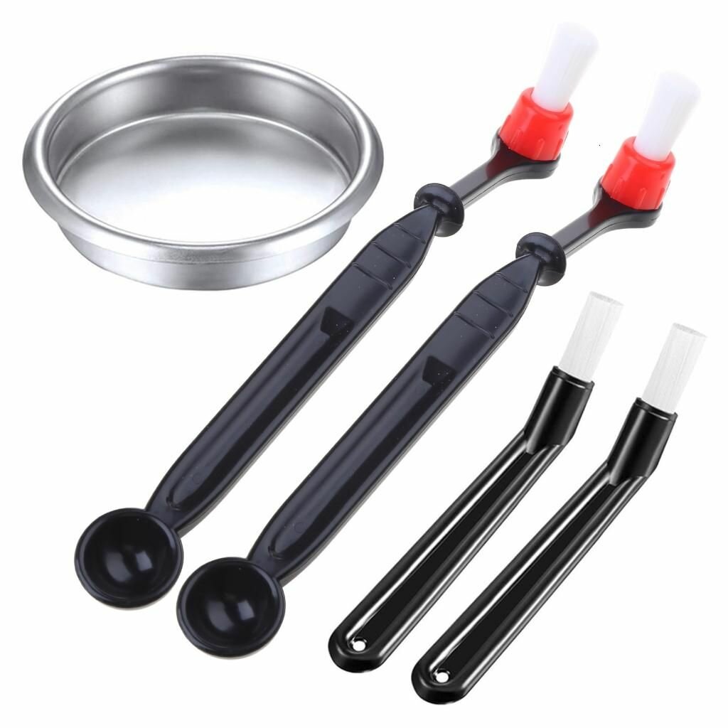 Кофейный автомат, Полуавтоматическая щетка для чистки кофемашин плюс фильтр глухих чашек