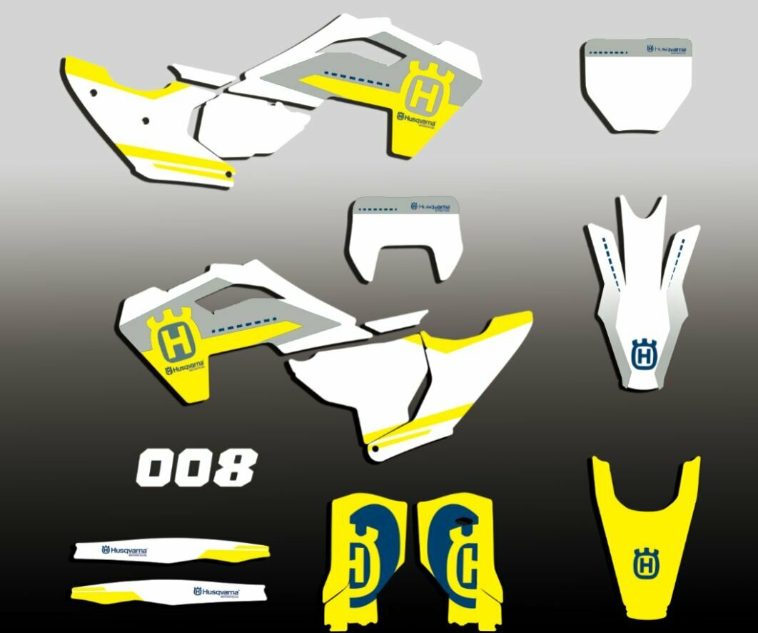 Для Husqvarna TE FE 2024 2025 150-250 300 350-450 TC T XFC FX 2023 2024 TBI Наклейка Крутой