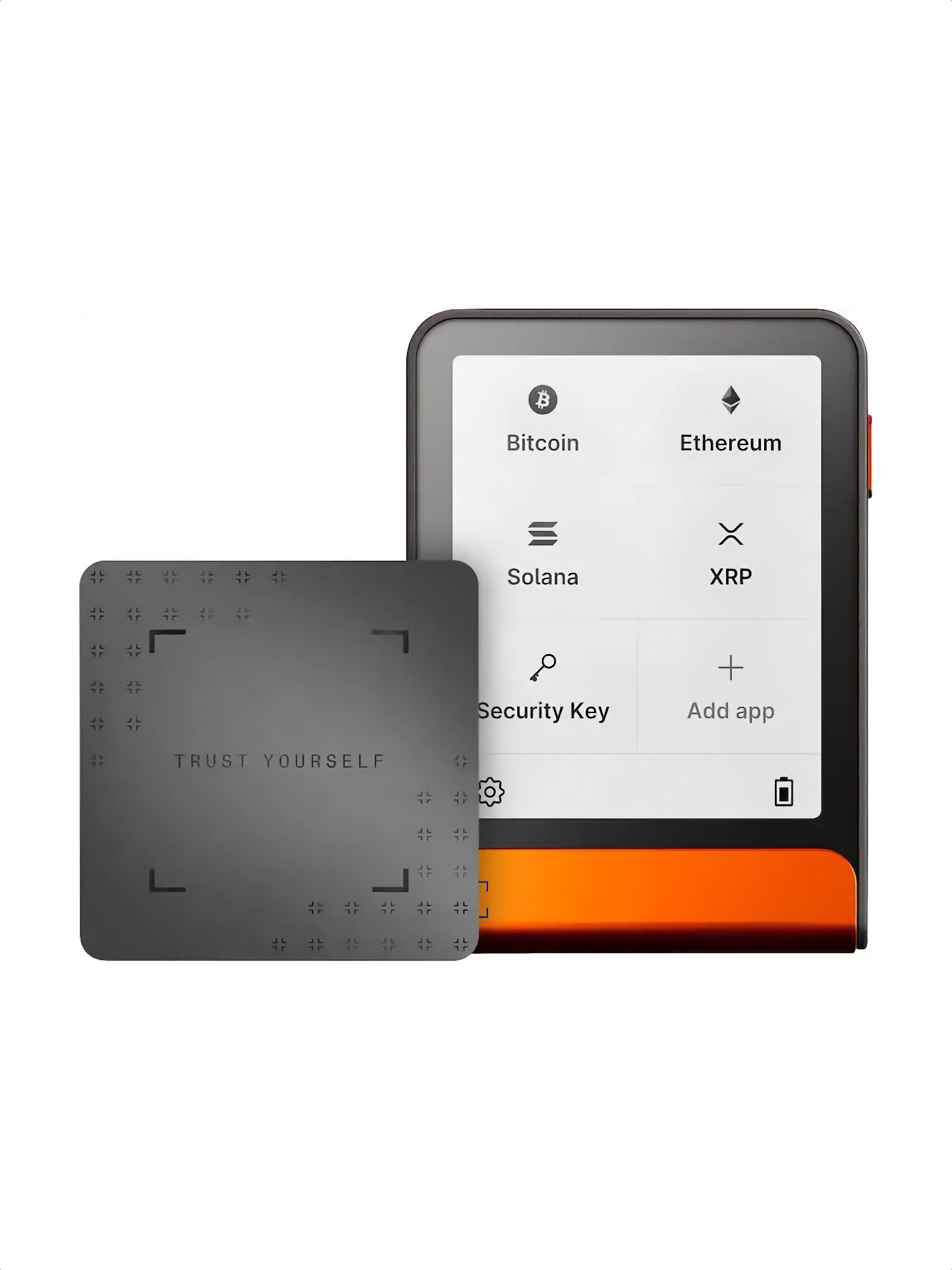 Аппаратный криптокошелек Ledger Flex (Orange | оранжевый) холодный кошелек