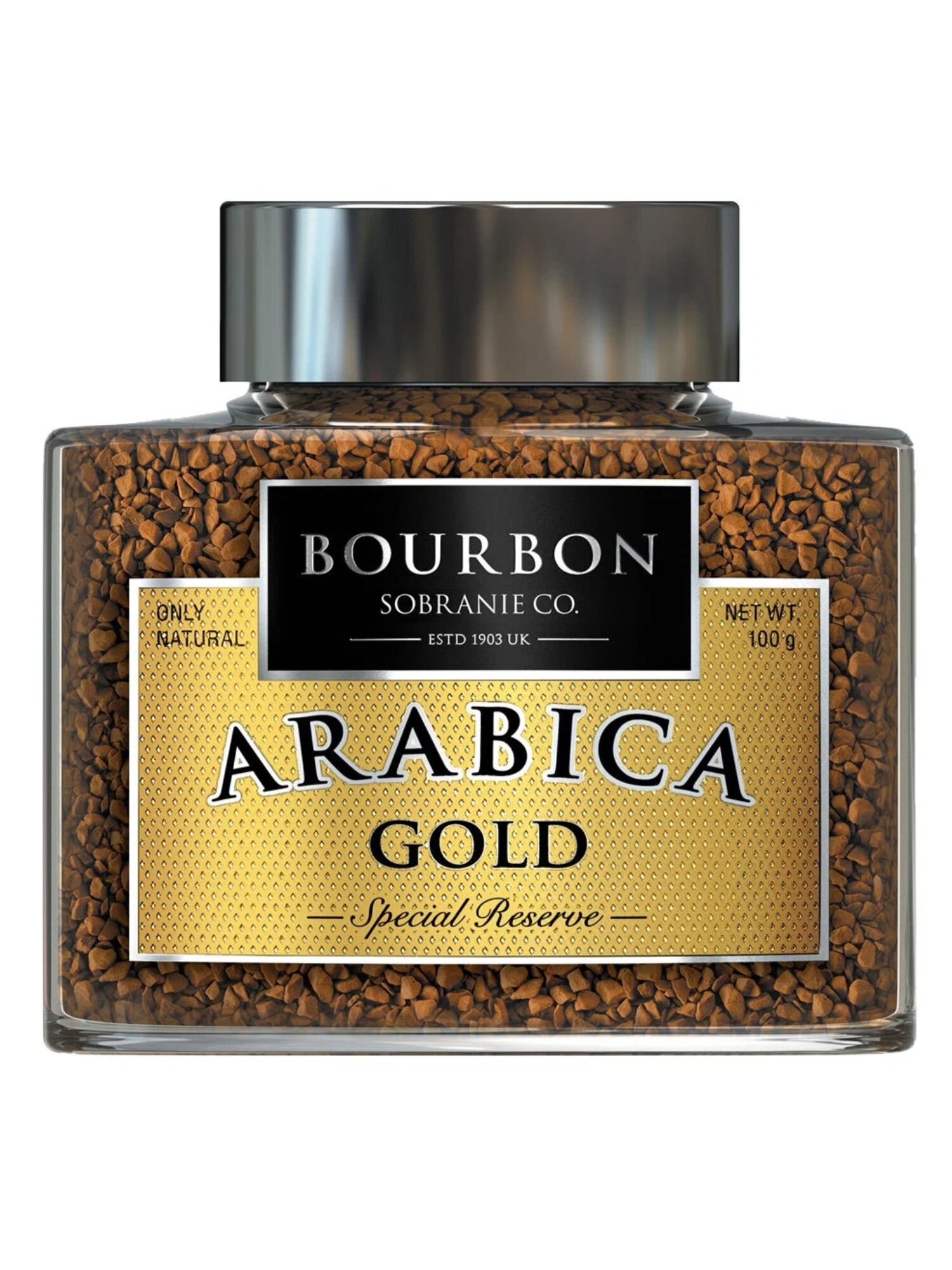 Кофе растворимый Bourbon Arabica Gold 100 г