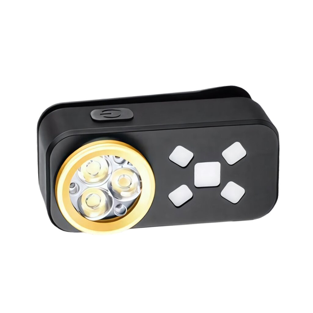 Мощный фонарик с креплением на клипсе, Уровень яркости 500, Дальность броска 120 метров