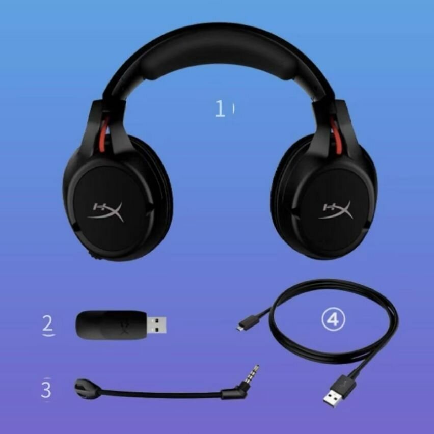 HYPERX Cloud Flight Беспроводные игровые наушники 2.4G Компьютерные наушники наушники