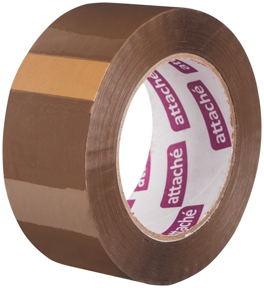 Клейкая лента упаковочная Attache 48 ммх132 м, 45 мкм, коричневая
