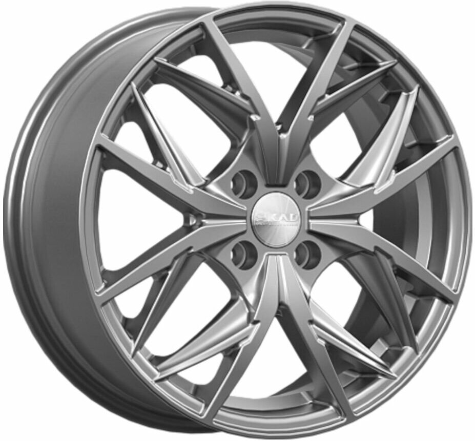 Диск автомобильный литой СКАД Асти 16x6.5 4x100 et49 dia54.1 Графит