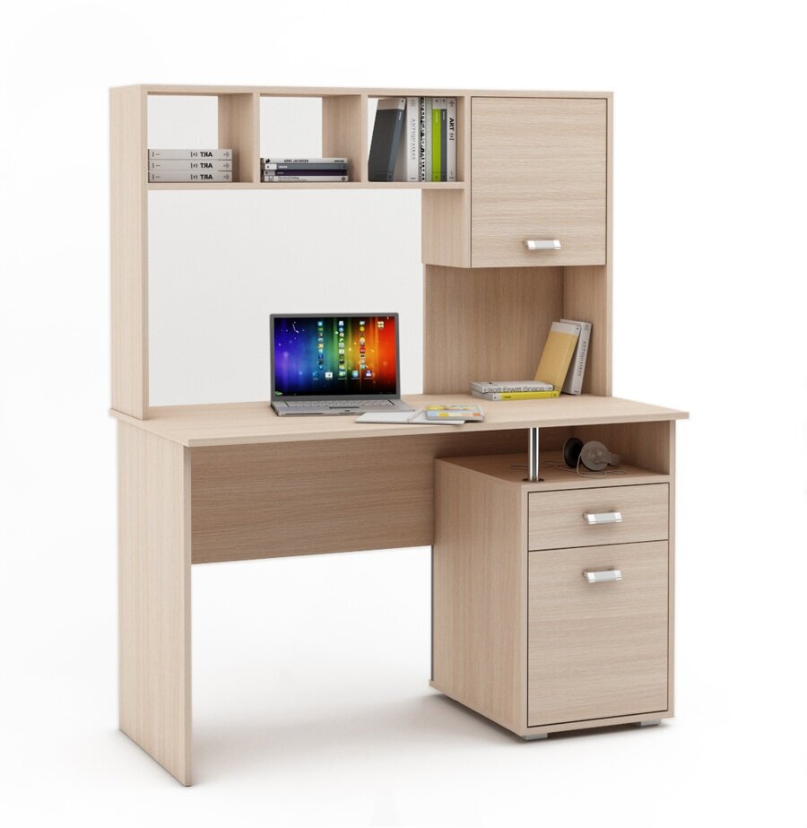 Стол компьютерный письменный "Имидж (Арсенал) 49", с ящиком, 120x60x149см