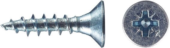 Саморезы универсальные 20x4,0 мм оцинкованные (200 шт.)