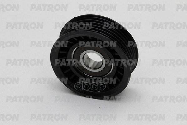Ролик натяжной поликлинового ремня без натяжного механизма FORD Mondeo 1.8/2.0 00>, MAZDA 6 1.8/2.0/2.3 02> plastic PATRON ар.