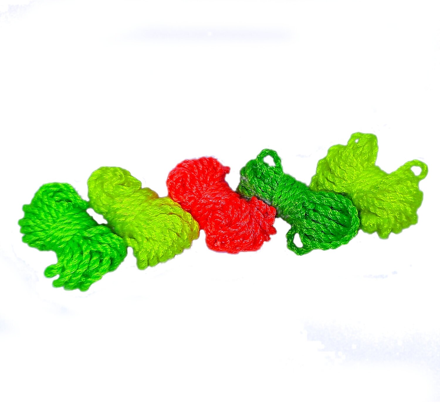 Веревка для Йо-йо 5 штук. Набор веревочек для Yoyo 2-е по 80см и 3-и по 1 м.