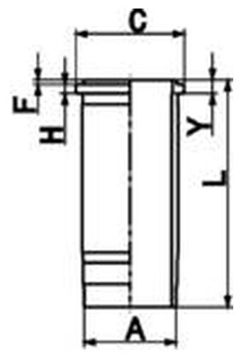 Поршнекомплект двигателя KOLBENSCHMIDT арт. 40310960