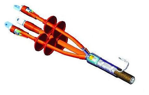 Муфта кабельная концевая наружн. установки 10кВ 3КНтп-10-70/120 с наконечн. Подольск kntpx10x070x120 пзэми KNTPX10X070X120 (1 шт.)