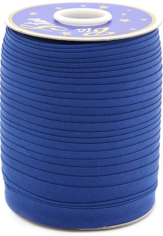 Косая бейка х/б 1,5 см*10 м, цвет синий