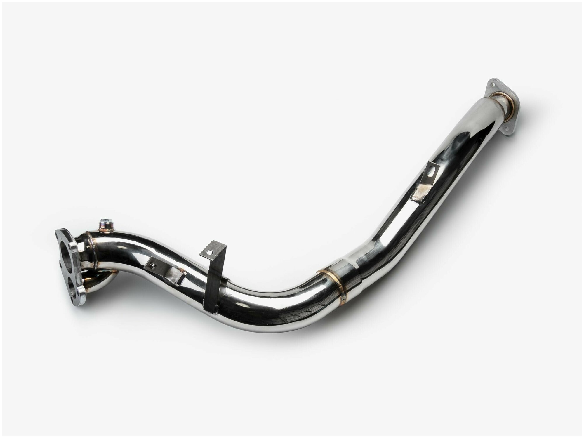Даунпайп (Downpipe) к Subaru Forester SF с турбомотором из нержавеющей стали для удаления катализатора на Субару Форестер