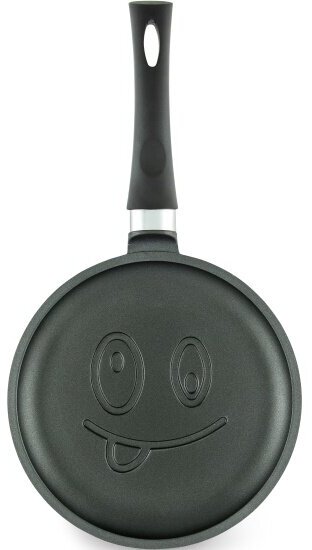 Сковорода блинная Нева Металл Посуда НМП Веселая 22 см (6222в)