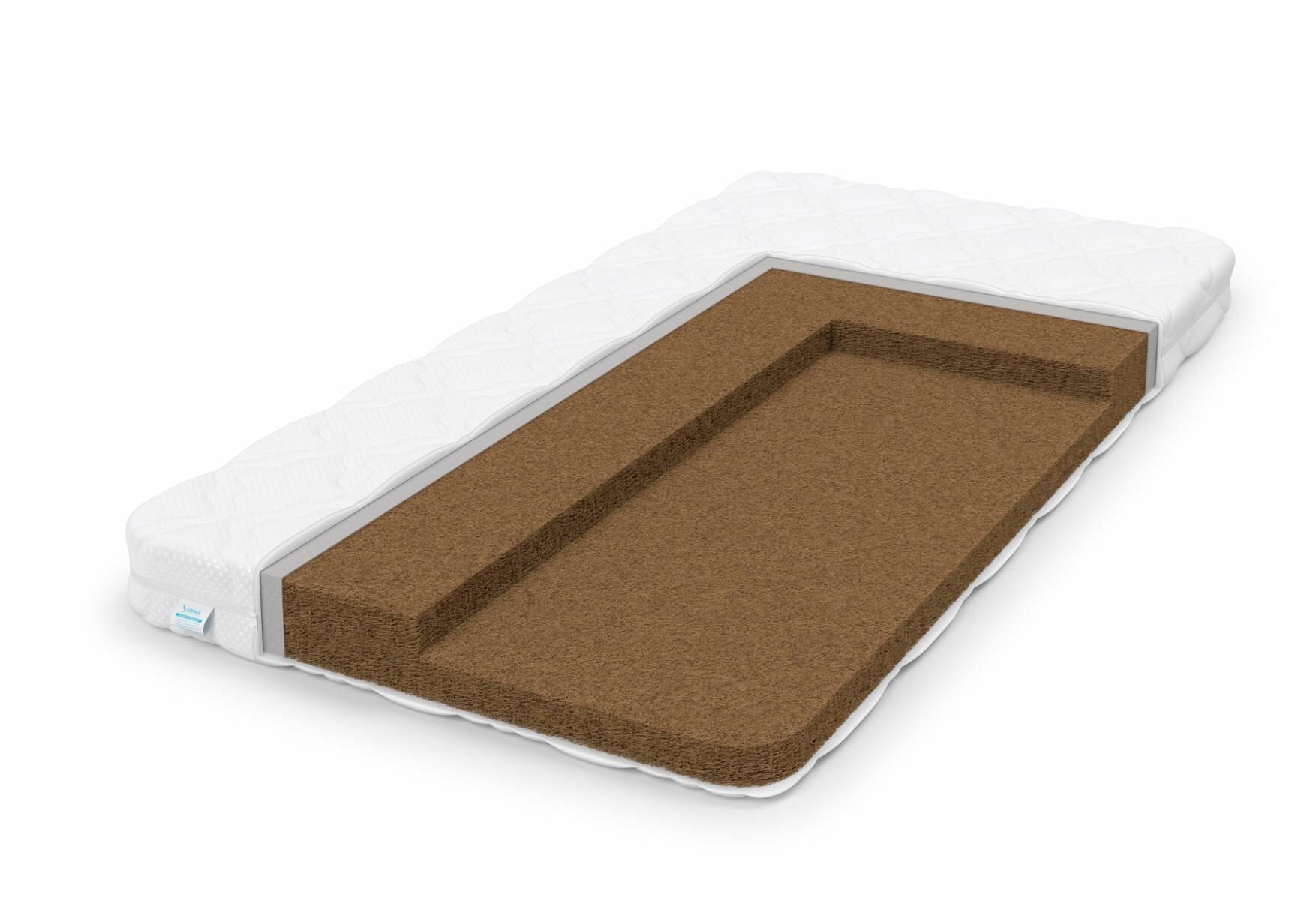 Матрас LONAX BABY COCOS-6 Жаккард Х/Б 70/140 см 70/140 см Размеры: Высота 60мм Глубина 1400мм Ширина 700мм