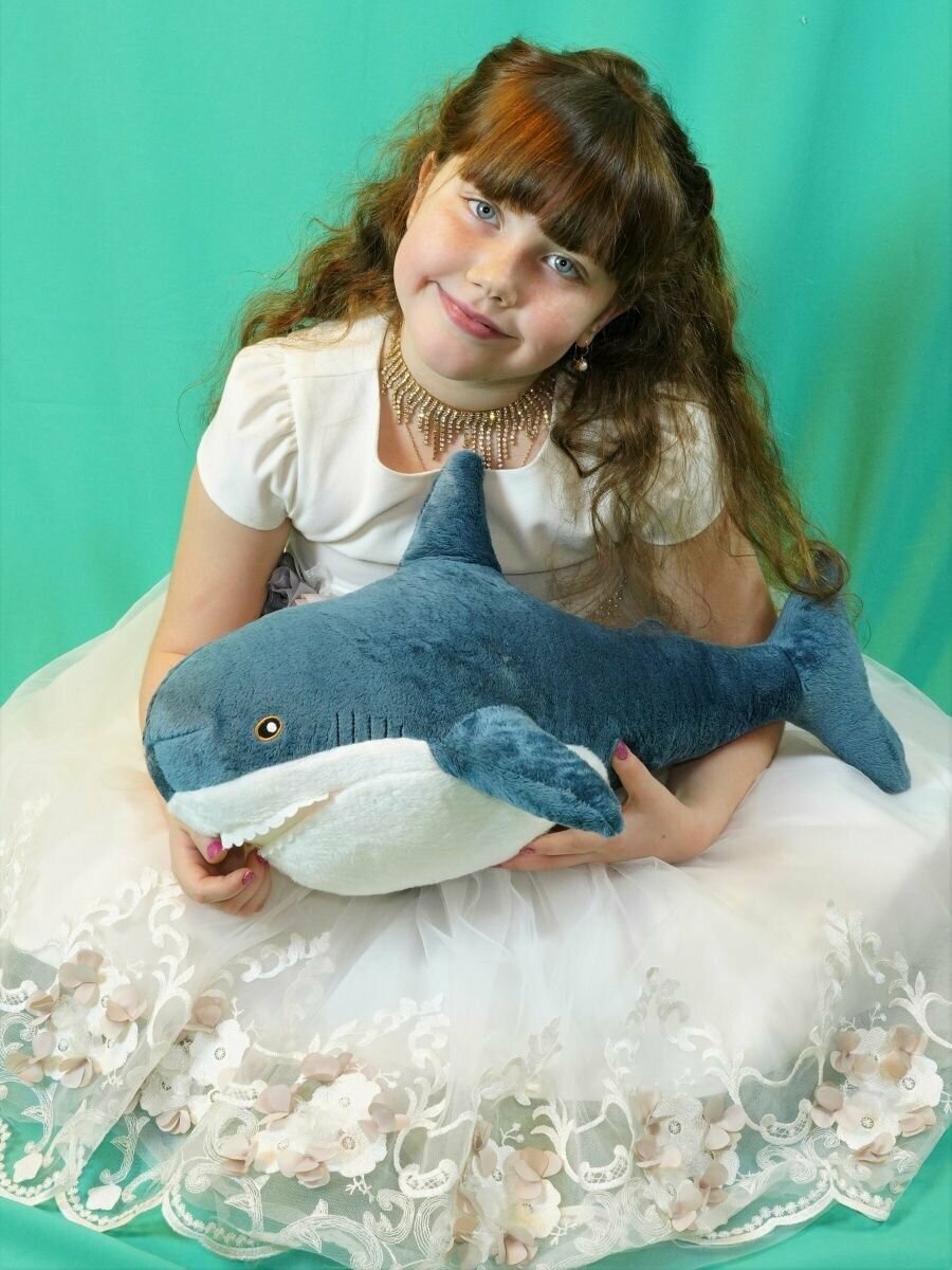 Мягкая игрушка акимбо КИТ Акула 45см