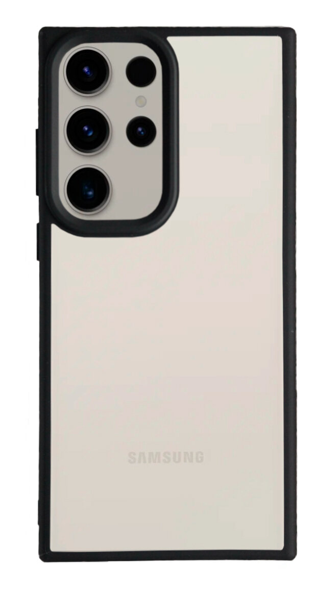Чехол-накладка Devia Pino Series Shockproof Case для смартфона Samsung S23 Ultra, матовый черный