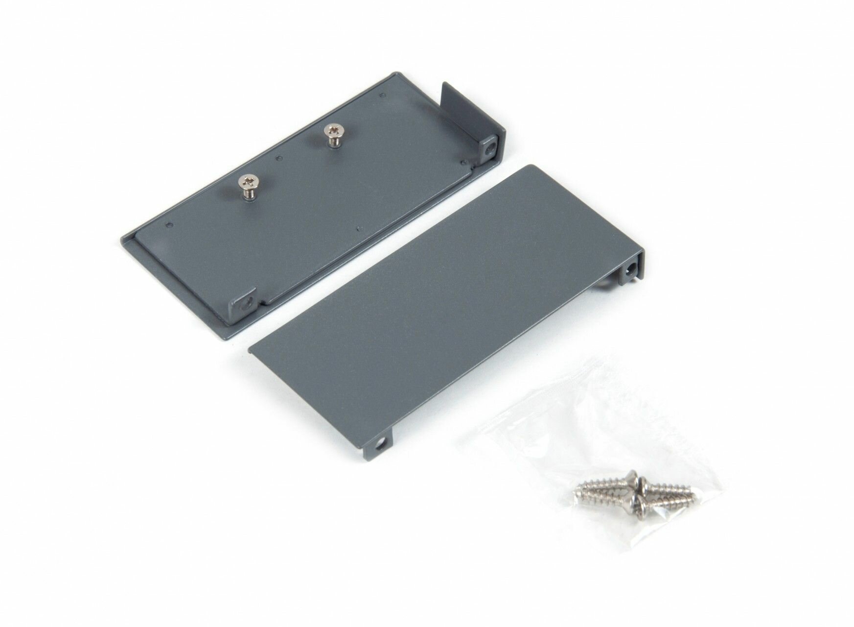 Держатель передней стенки старт стандартного внутреннего с прямыми боковинами SBH63/GRPH, графитовый RAL7012