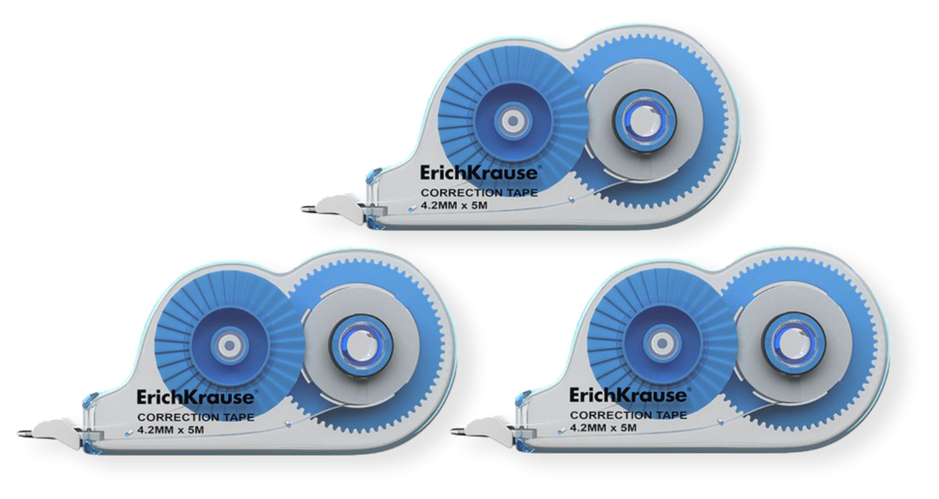 Лента корректирующая Erich Krause TECHNO WHITE Mini, 4,2 мм*5 м