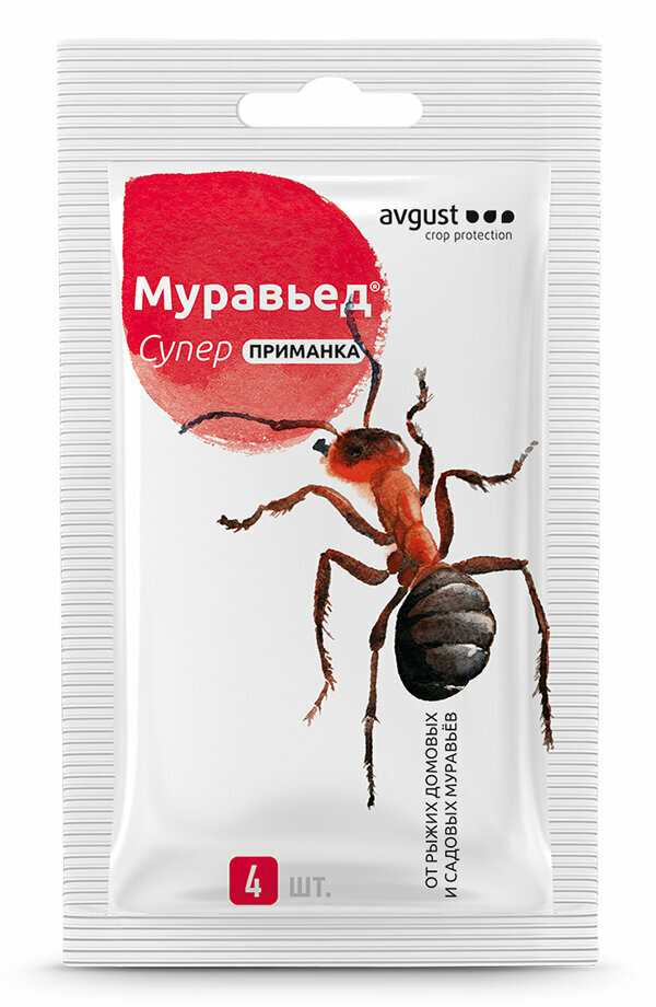 Муравьед Супер приманка (пак. 4шт. х1,5гр.) Август