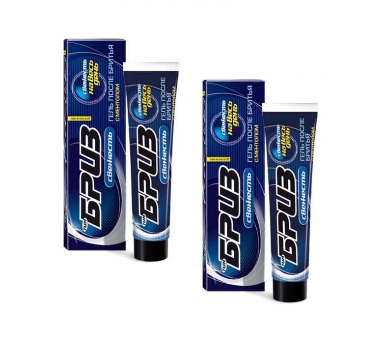 ТимБриз Гель после бритья "Свежесть", с ментолом,75мл, 2 штуки