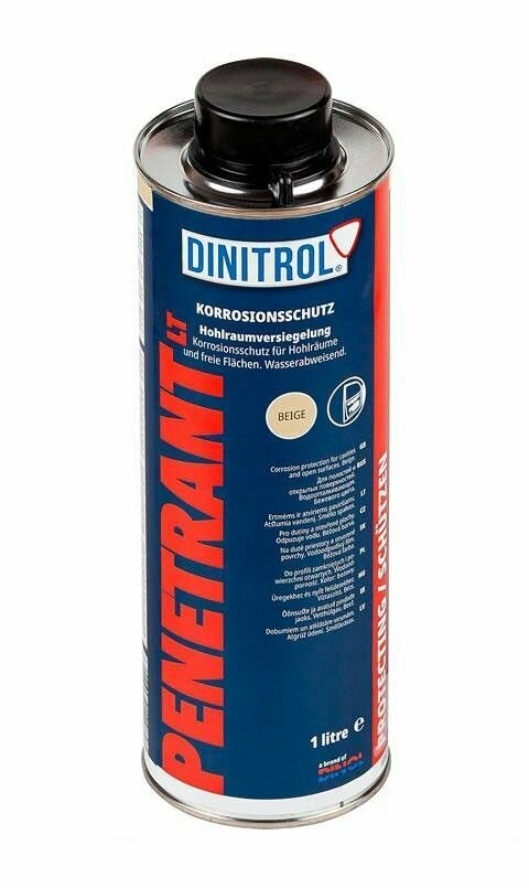 Антикоррозийное средство для скрытых полостей Dinitrol Penetrant,1 литр, евробаллон