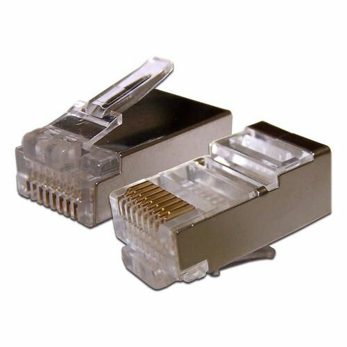 Коннектор Lanmaster (TWT-PL45/S-8P8C-6T) FTP кат.6 RJ45 (упак:100шт)