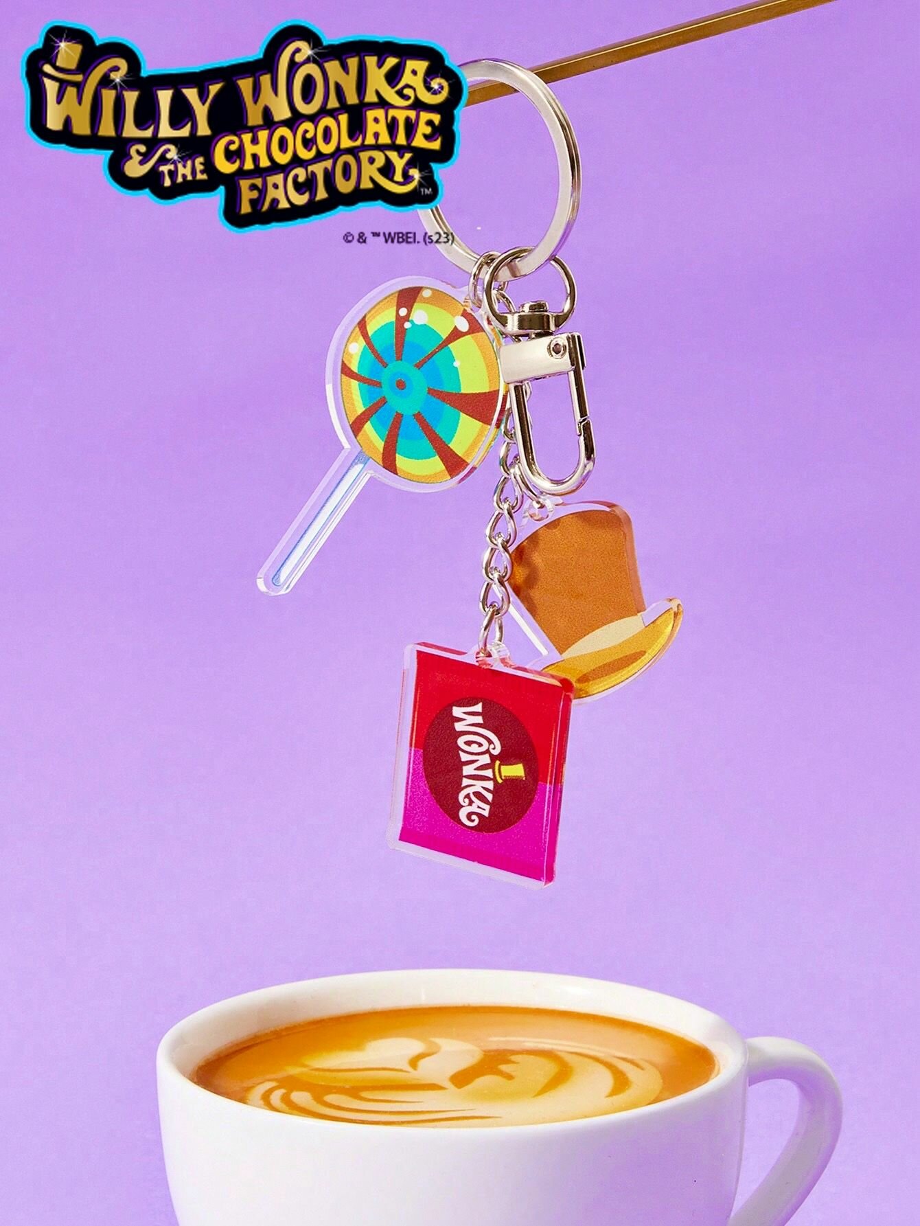 Вилли Вонка Брелок для ключей Willy Wonka and the Chocolate Factory (оригинал)