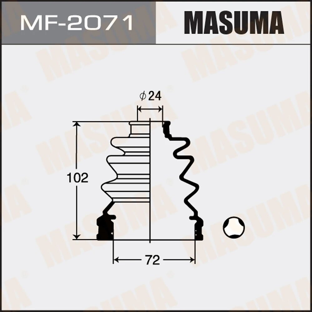 Пыльник шруса Masuma MF-2071