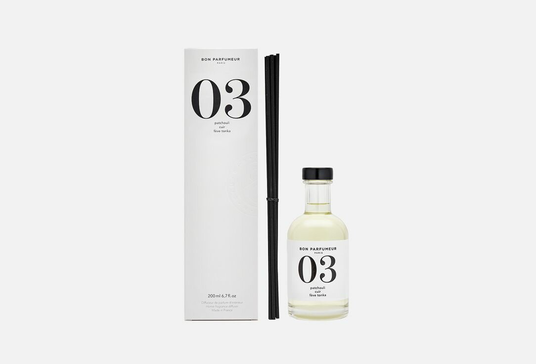 Ароматический диффузор Bon Parfumeur Paris! 03 patchouli, cuir, f ve tonka 200 мл