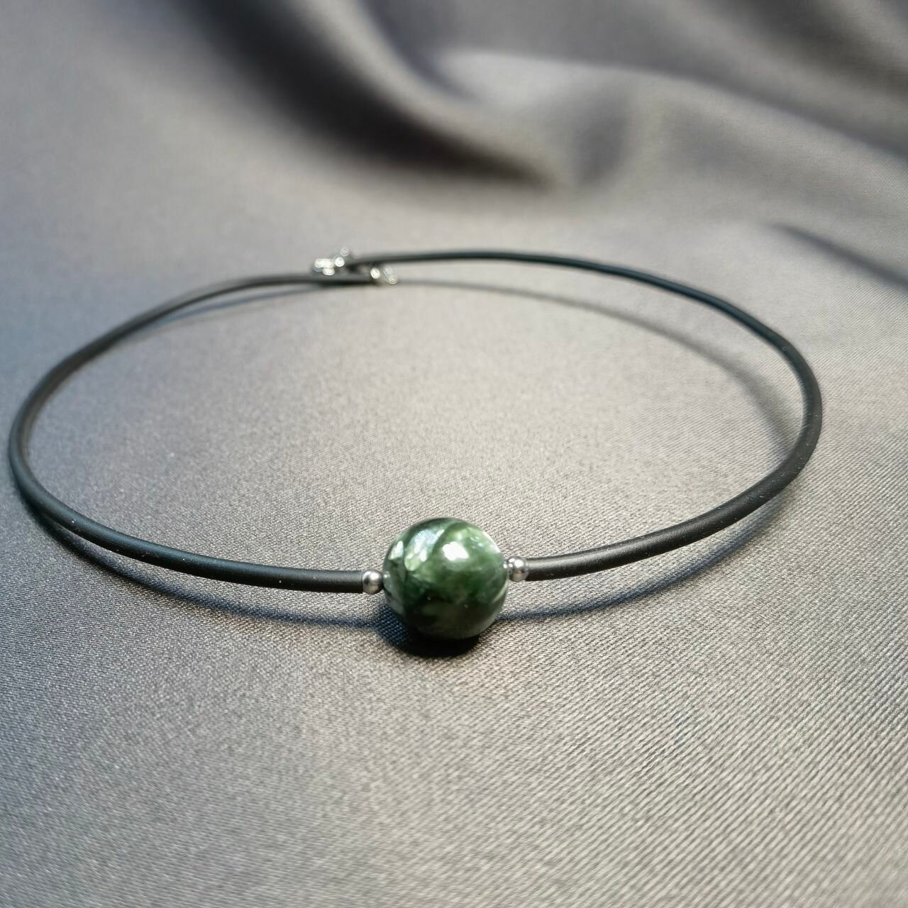 Серьги, серафинит