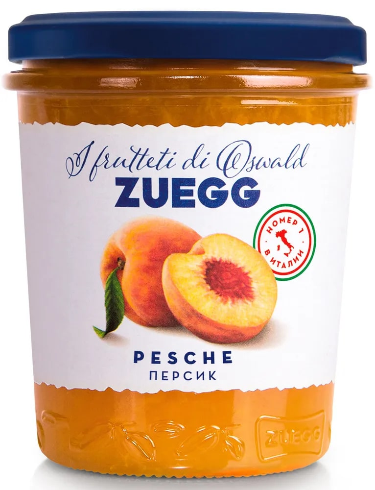 Конфитюр ZUEGG Персик, экстра, 320г