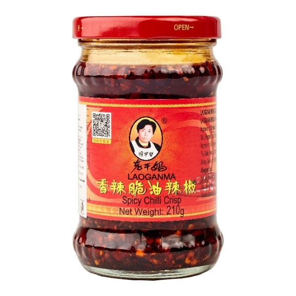 Соус Lao Gan Ma острый с хрустящим перцем чили 210 г