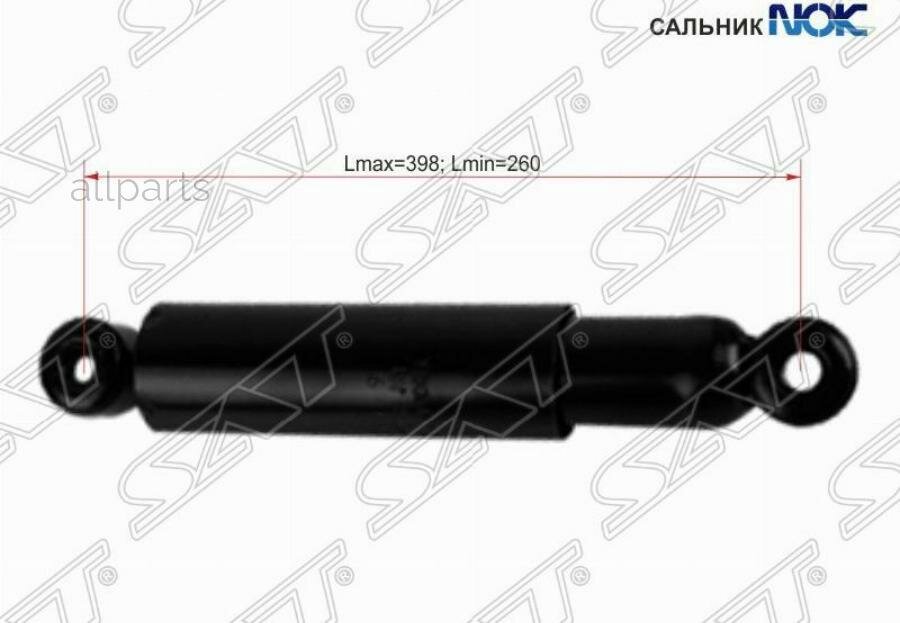 SAT ST-96316781 Амортизатор Daewoo Matiz 97-15 (Сзади/ Справа=Слева)