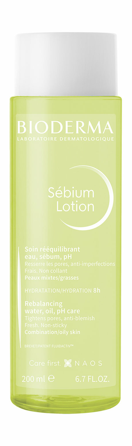 Bioderma Sebium Lotion Лосьон с салициловой кислотой для жирной, комбинированной и проблемной кожи 200мл