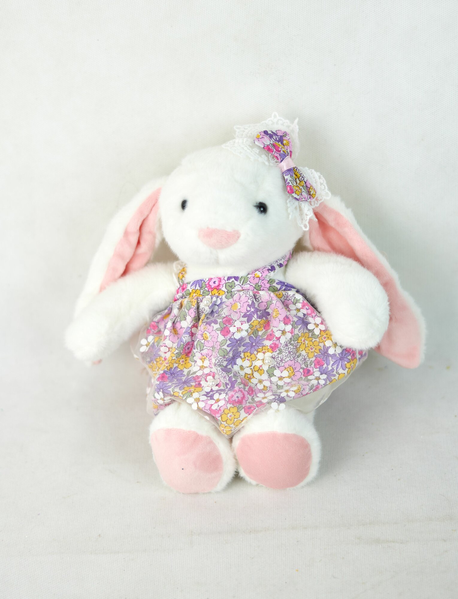 Мягкая игрушка "Обаятельный зайка" Country Artists, мягкая, текстиль и искусственный мех, 23см