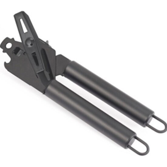 Консервный нож Mallony из нержавеющей стали CLASSICO NERO non-stick(раб часть), черный