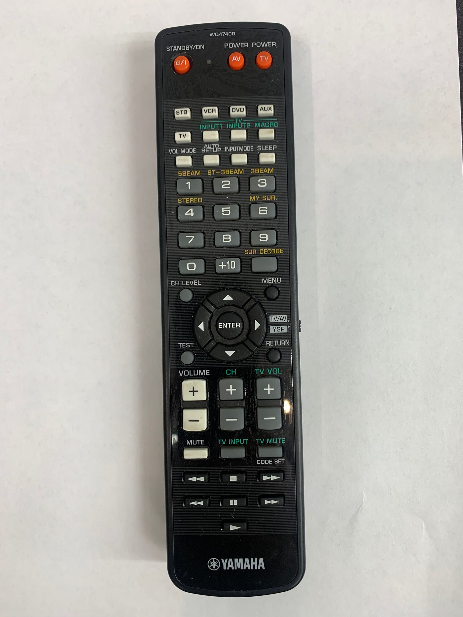 YAMAHA WQ47400 пульт оригинальный
