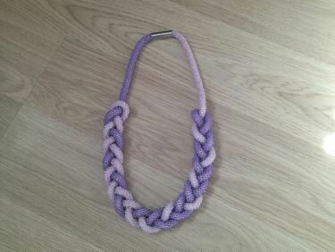 Колье, металл, стекло, бисер