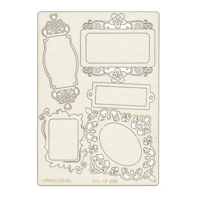 Mr.Painter" CHI-10 Чипборд 11.5 см х 16.5 см 006 "Рамочки