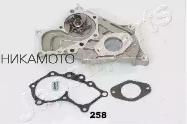 JAPANPARTS PQ258 Насос водяной TOYOTA CAMRY/COROLLA/AVENSIS/CARINA -03 1.8D/2.0D/3.0