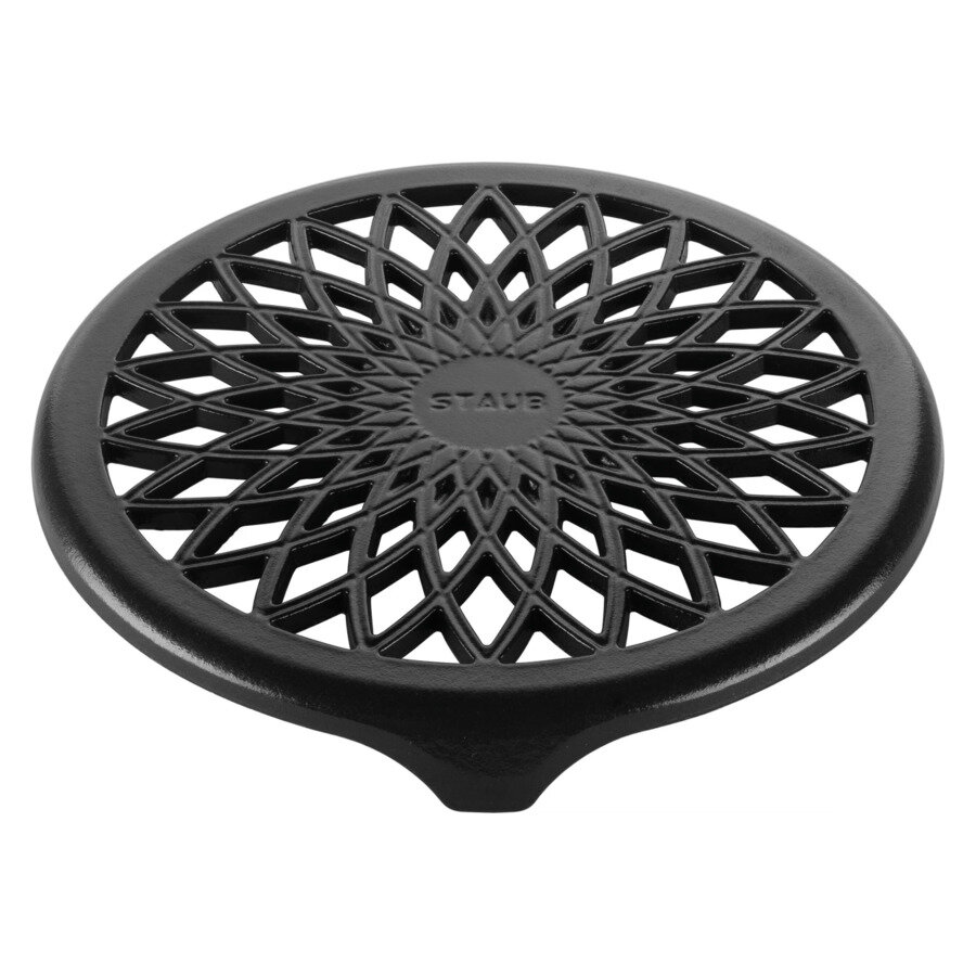 Подставка под горячее Staub Serving 23 см, чугун, черная, п/к, премиум качество